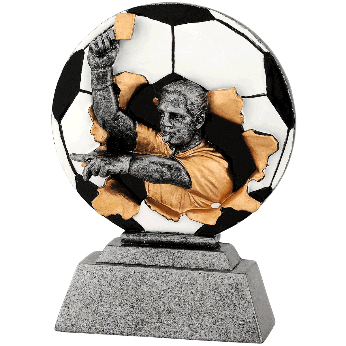 Football statue referee | Budgettrophy