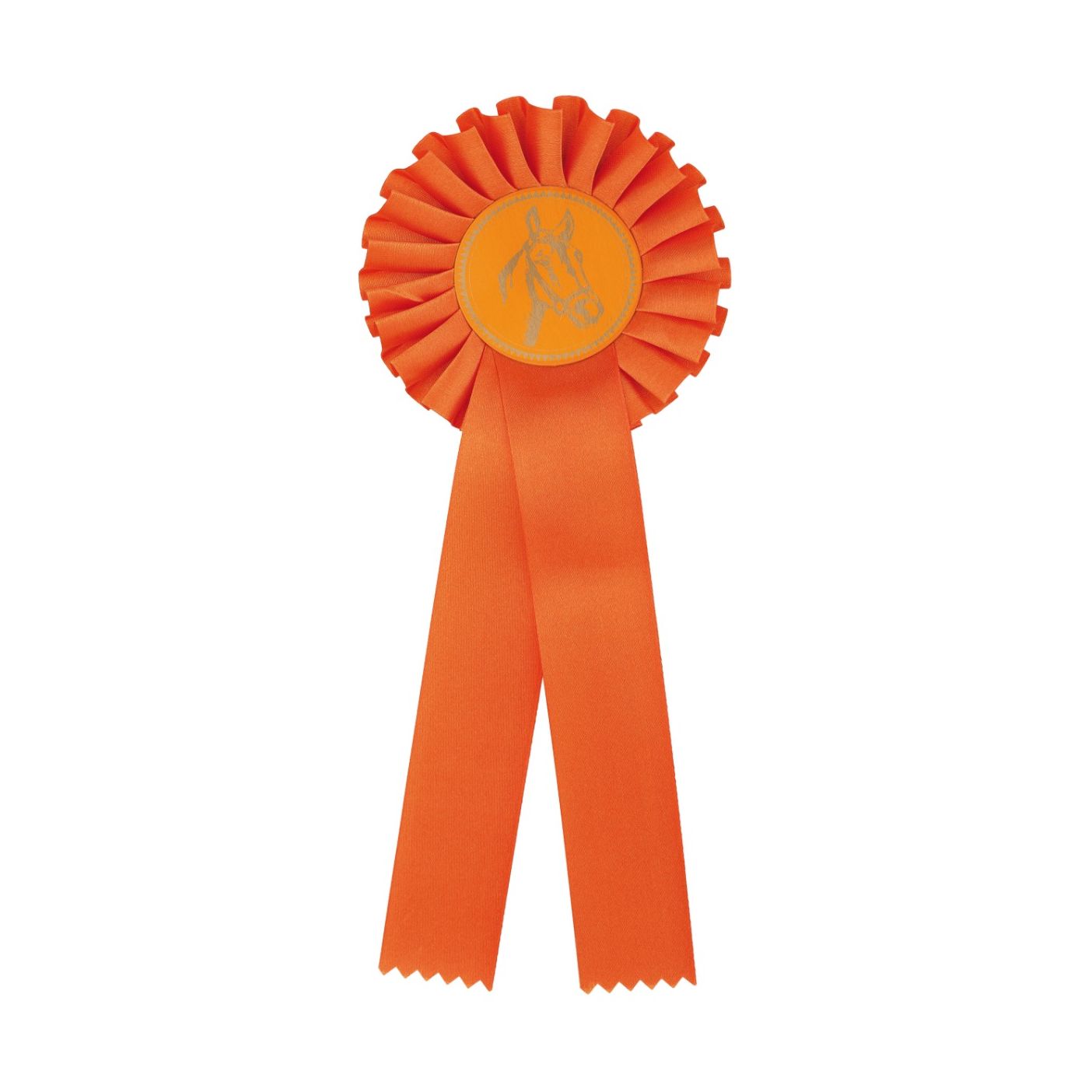Rosette horse orange | Budgettrophy