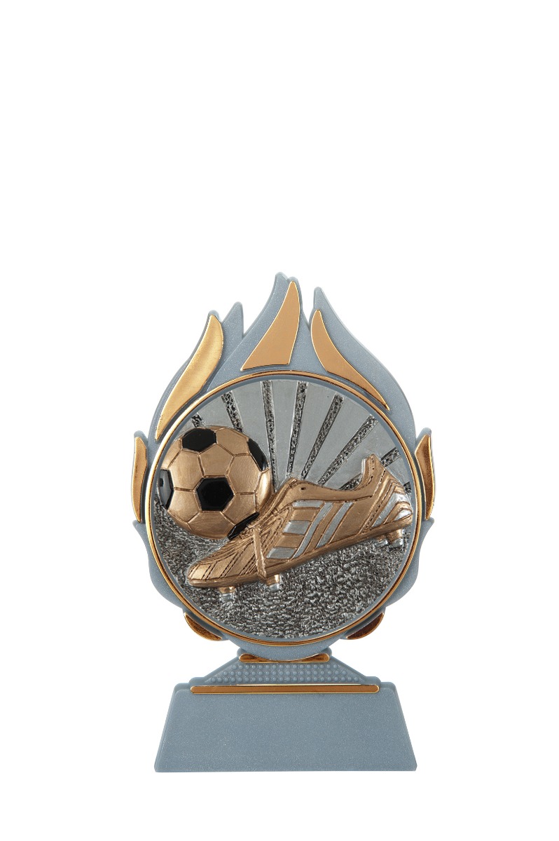 Flames trophy football shoe | Budgettrophy